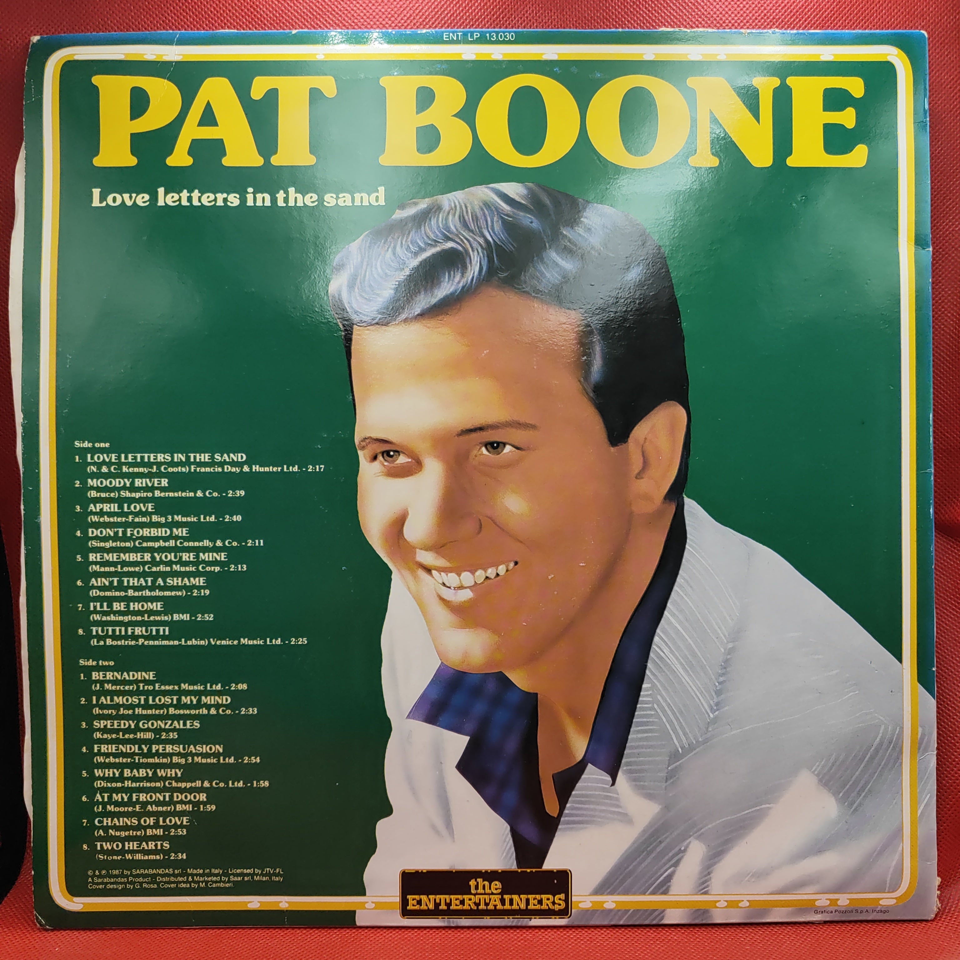 Pat Boone – Love Letters In The Sand – Vinyl Store Online