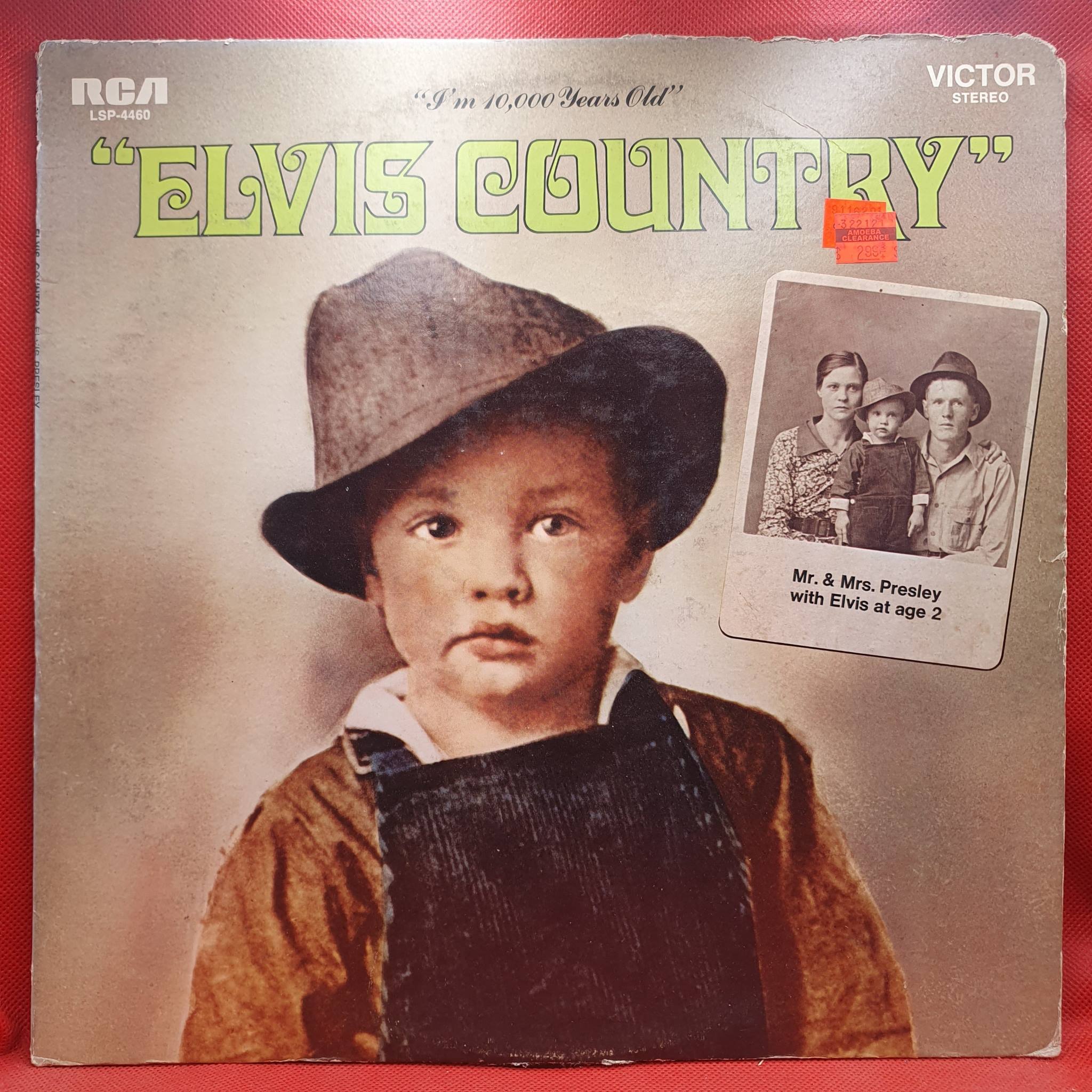 Elvis Presley ‎– Elvis Country (I'm 10,000 Years Old) – Vinyl Store Online